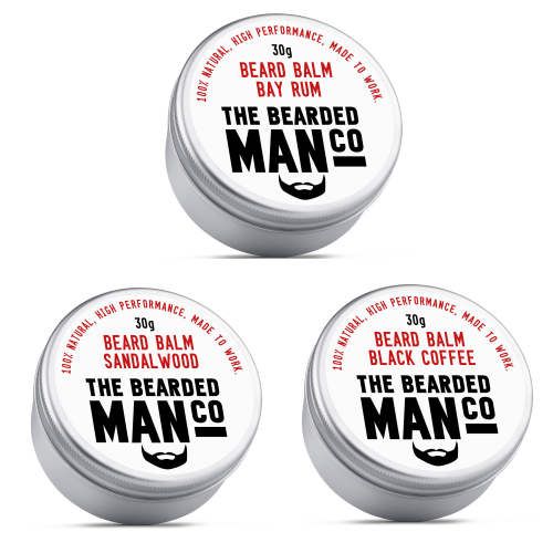 3 x 30g Beard Balm - The Bearded Man